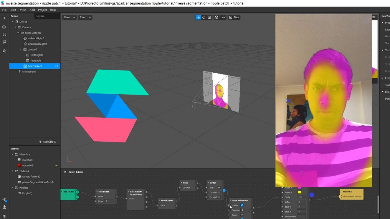 Spark AR Person segmentation Tutorial - Emiliusvgs